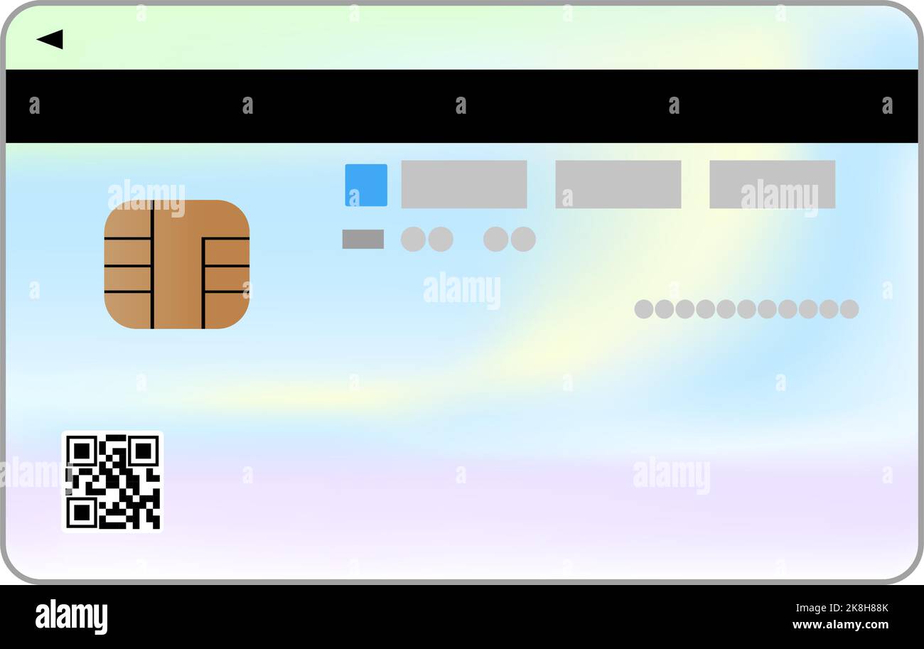 Illustration of the back side of my number card Stock Vector Image ...