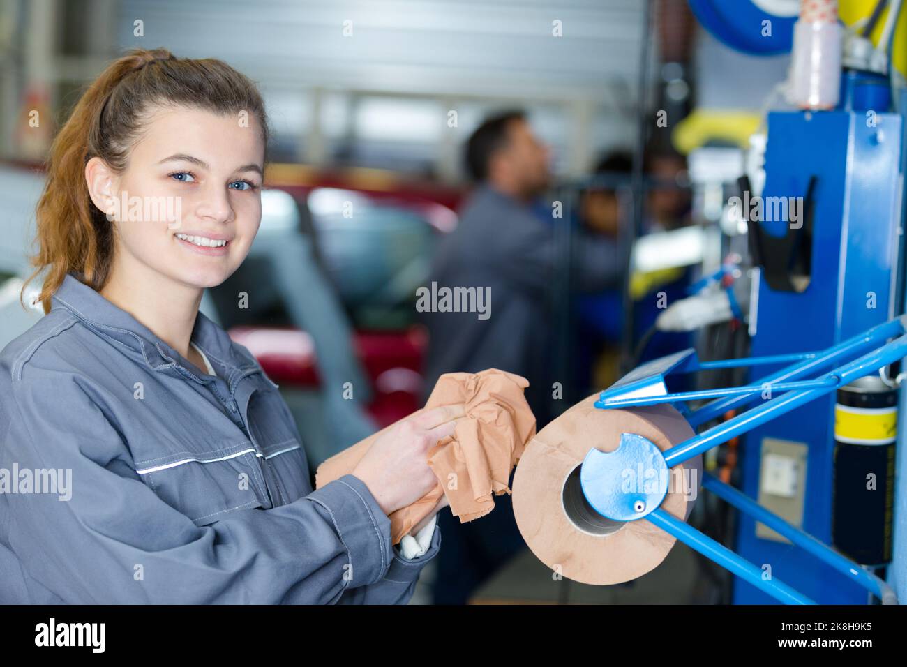 Female boss apprentice hi-res stock photography and images - Alamy