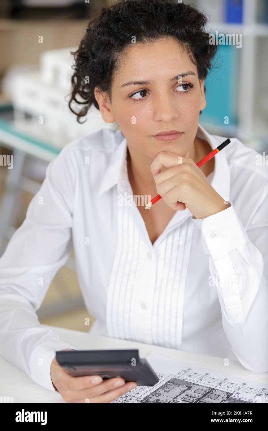 Woman plans finance budget hi-res stock photography and images - Alamy