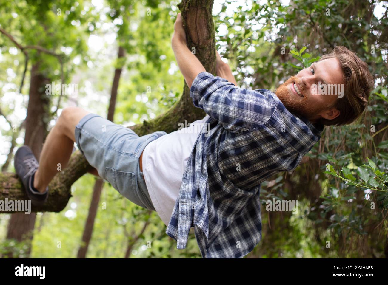 Man loves tree hi-res stock photography and images - Alamy