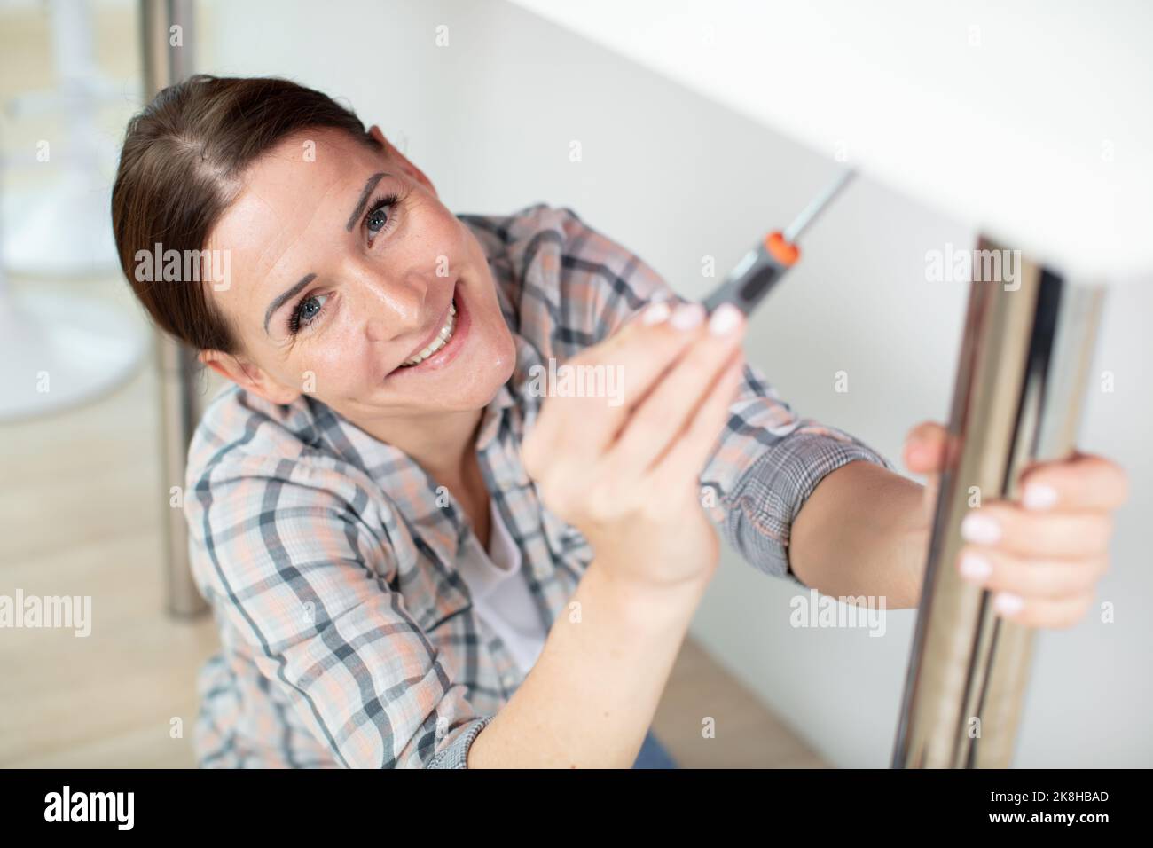 Screw angle wall hi-res stock photography and images - Alamy