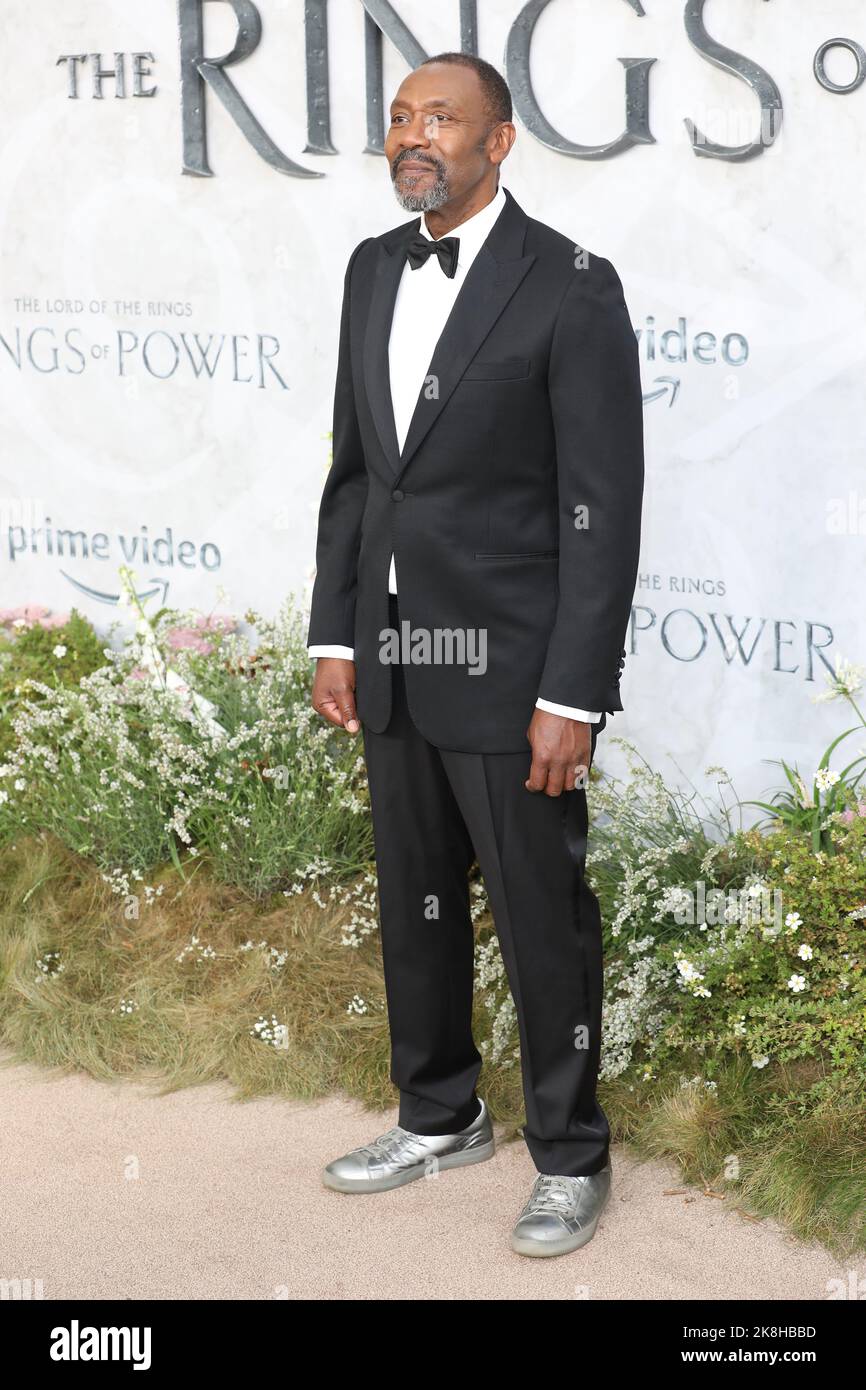 Lenny Henry attends World premiere of "The Lord Of The Rings: The Rings ...