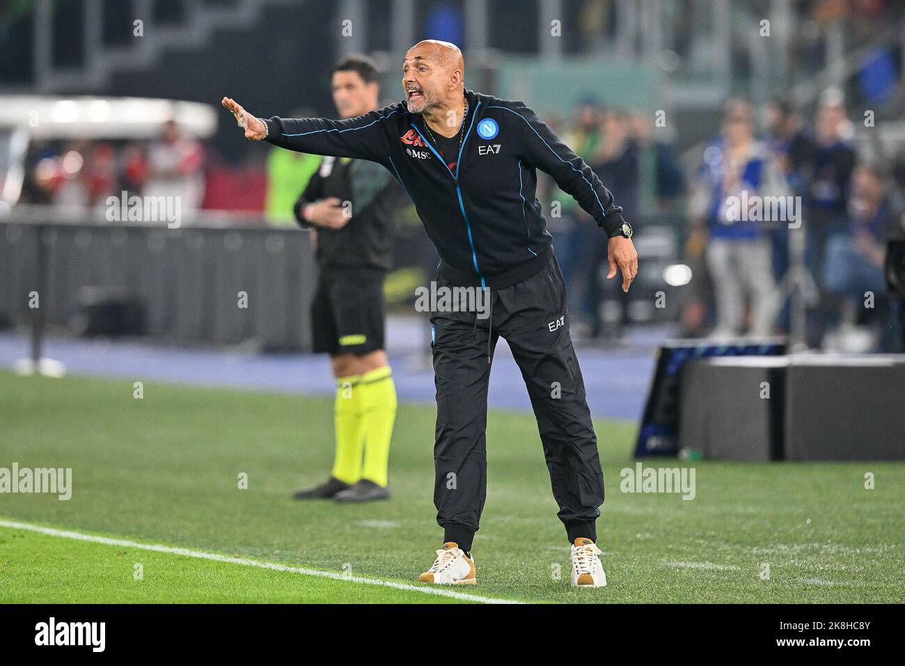 Rome, Italy, 23 Oct, 2022 Luciano Spalletti coach of SSC Napoli at the ...