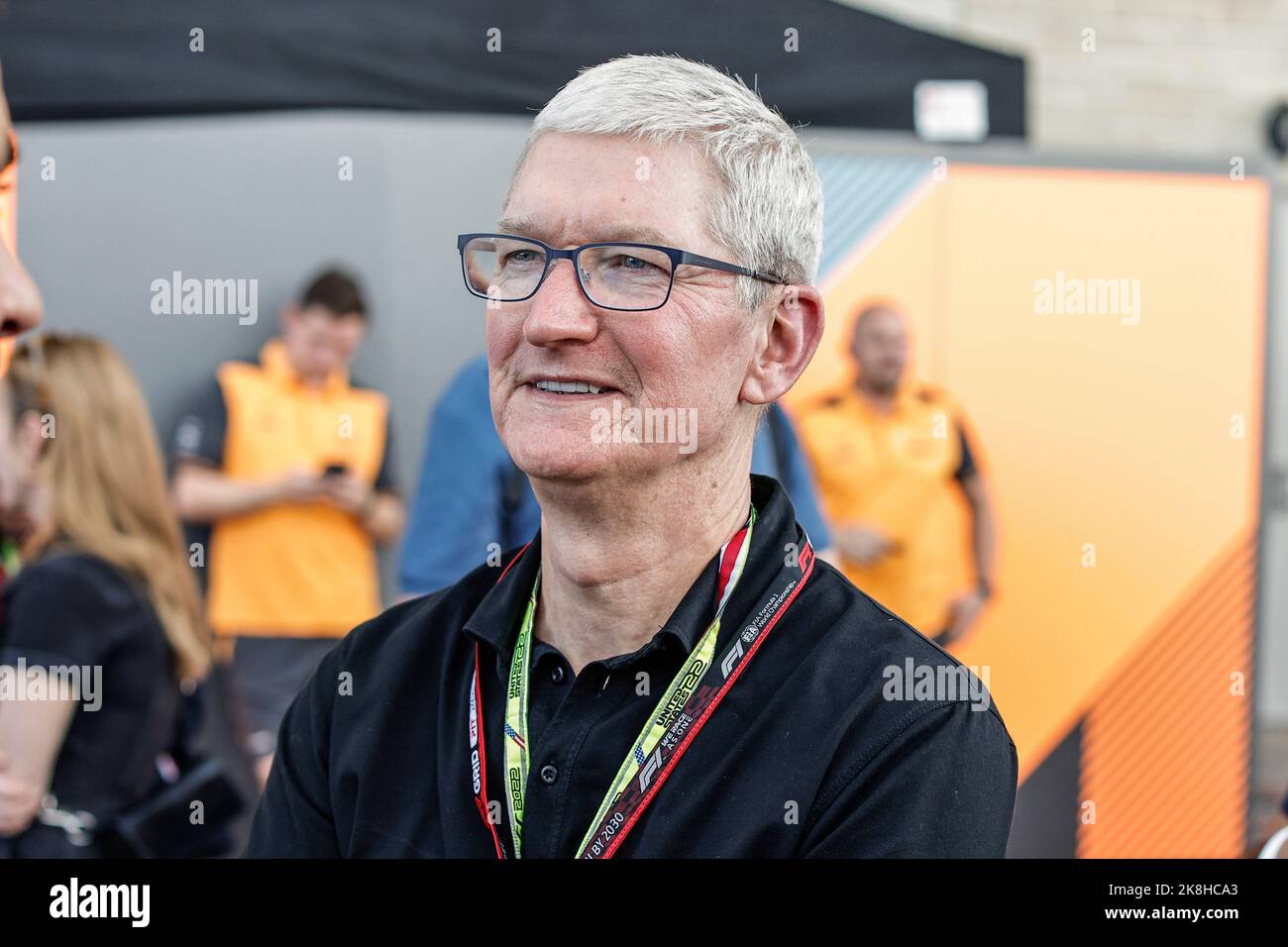 Austin, USA. 22nd Oct, 2022. Tim Cook (CEO of Apple), F1 Grand Prix of ...