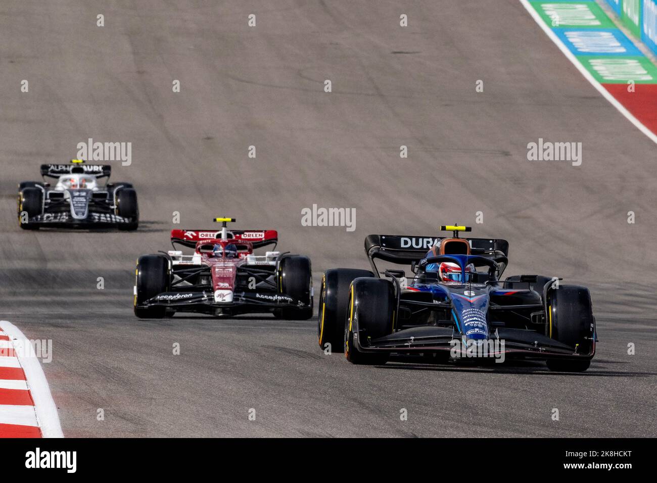 Oct 23, 2022.. Nicholas Latifi #6 for the Scuderia Ferrari Racing team ...