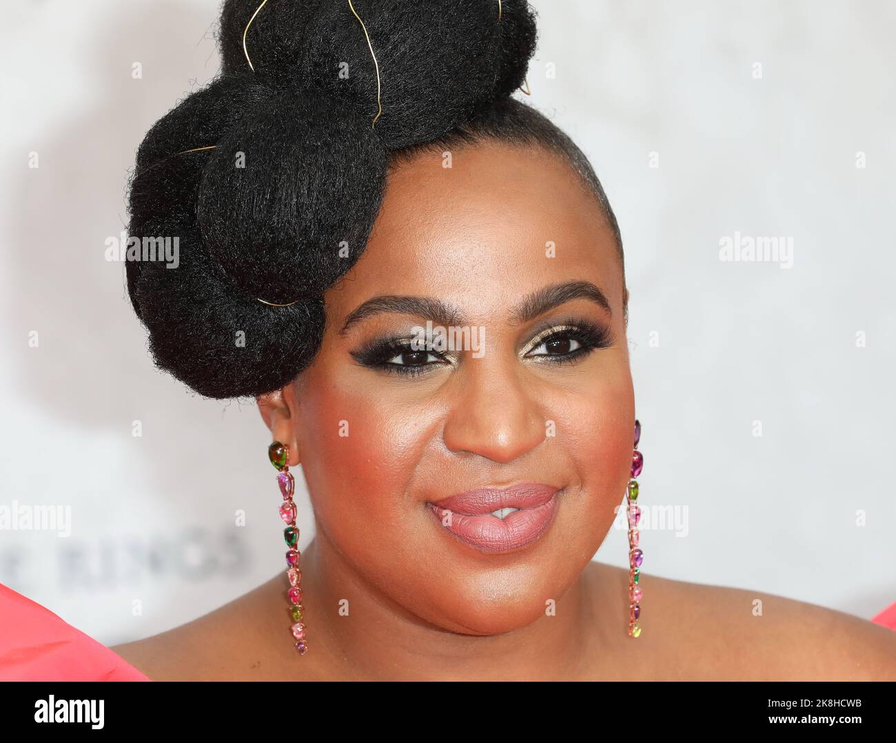 Sophia Nomvete attends the World premiere of "The Lord Of The Rings ...