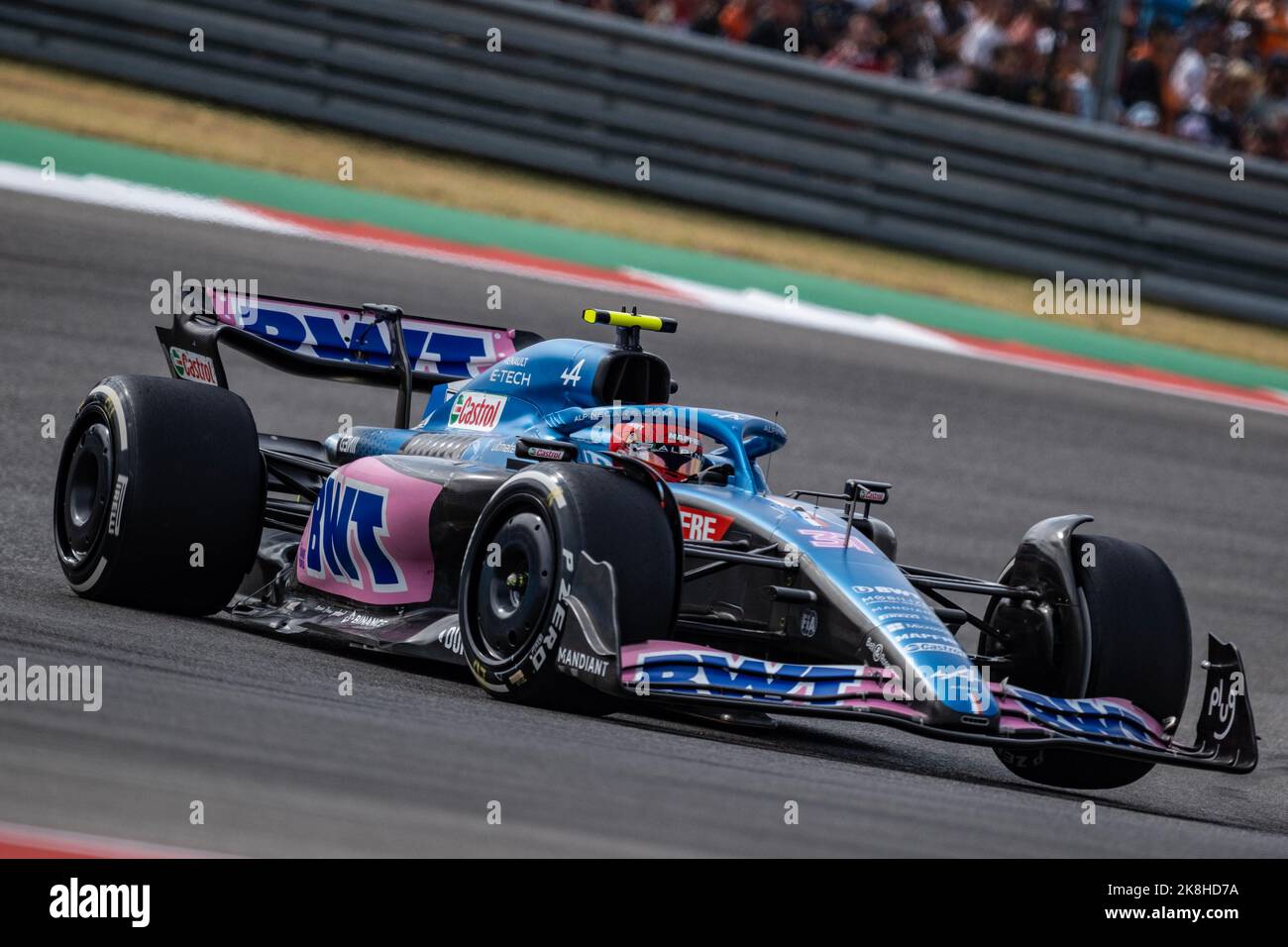 Oct 23, 2022..Esteban Ocon #31 from the Alpine racing team in action ...