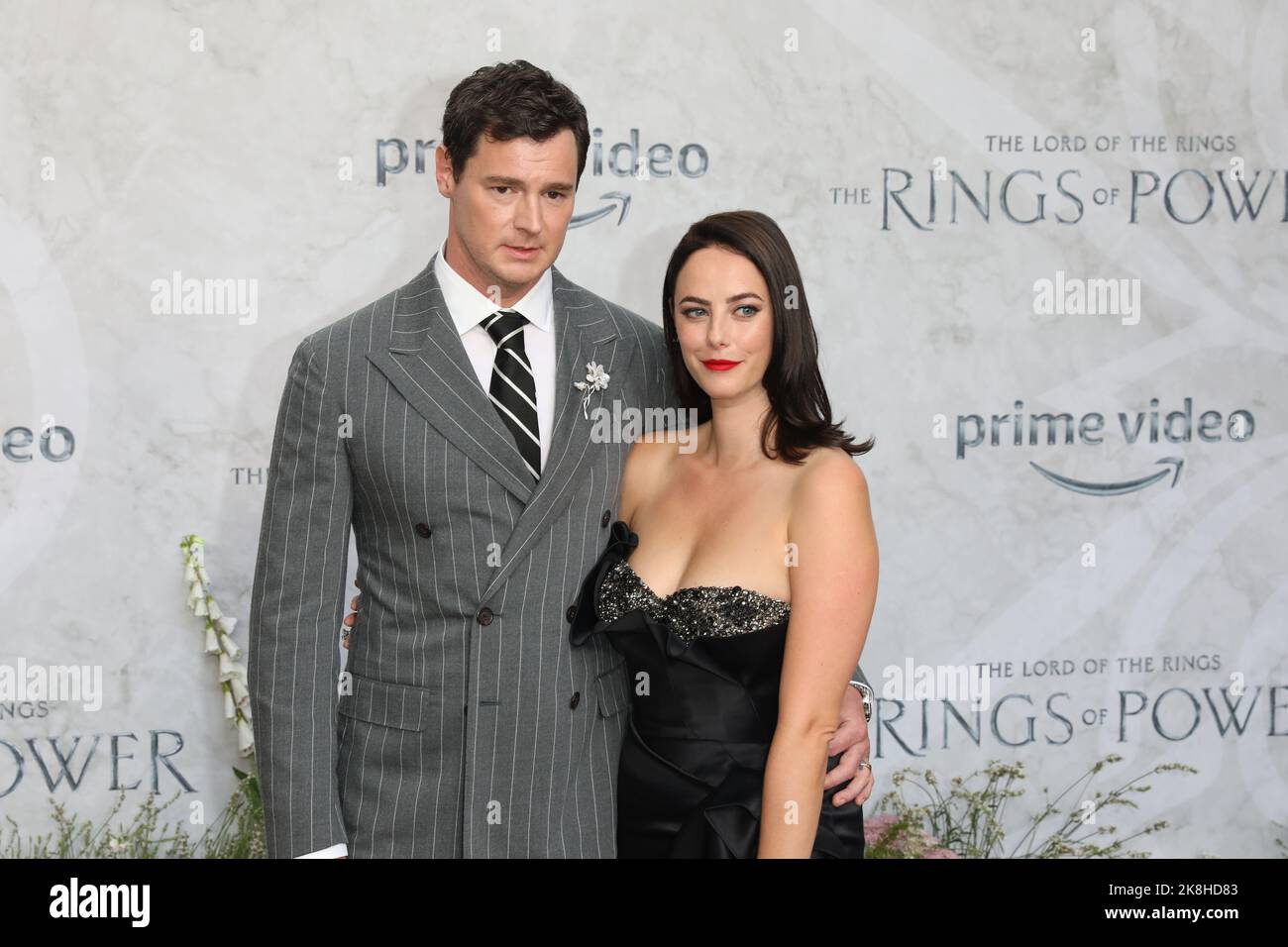 Benjamin Walker and Kaya Scodelario attend the World premiere of "The Lord Of The Rings: The ...