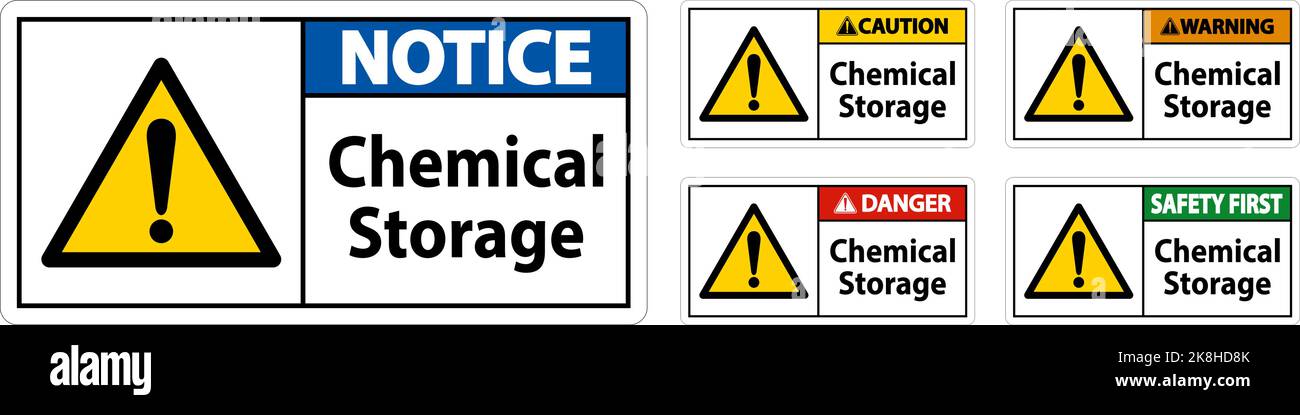 Chemical Storage Symbol Sign On White Background Stock Vector Image ...