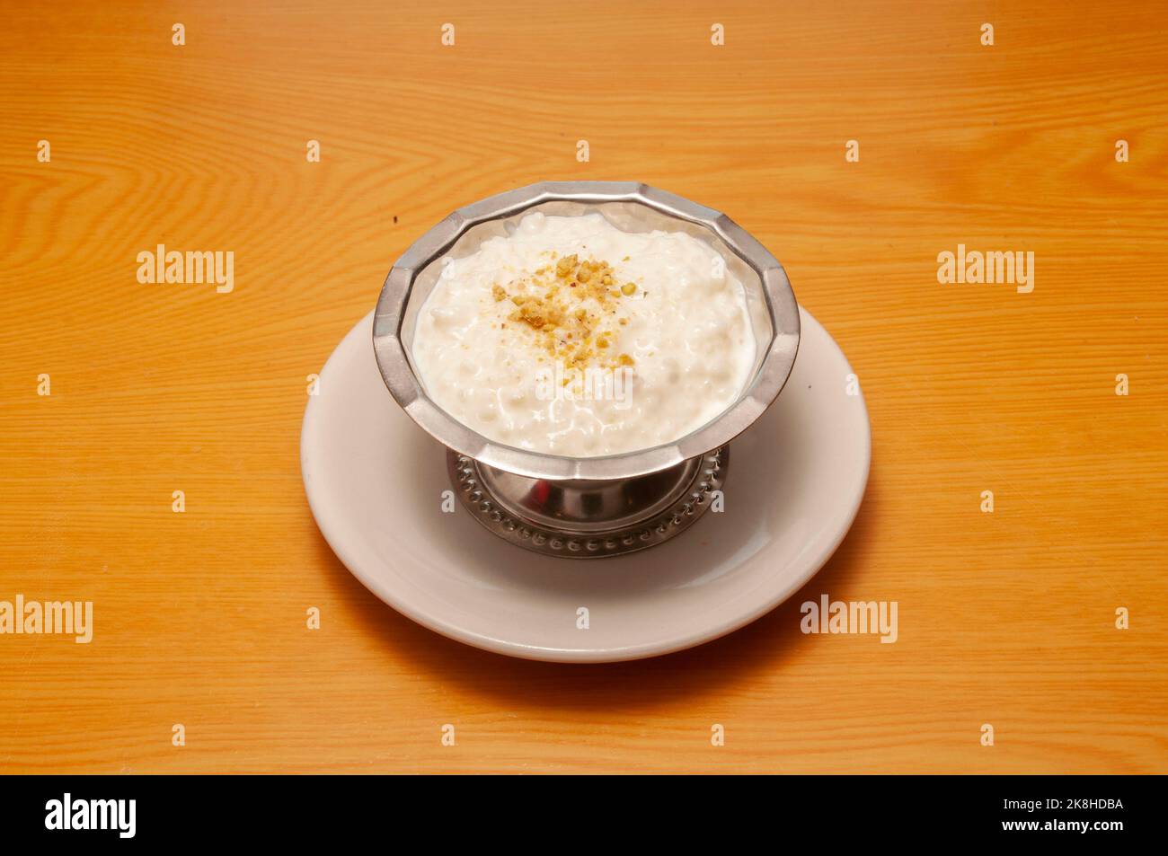 Deliciously delectable dish known as rice pudding Stock Photo - Alamy