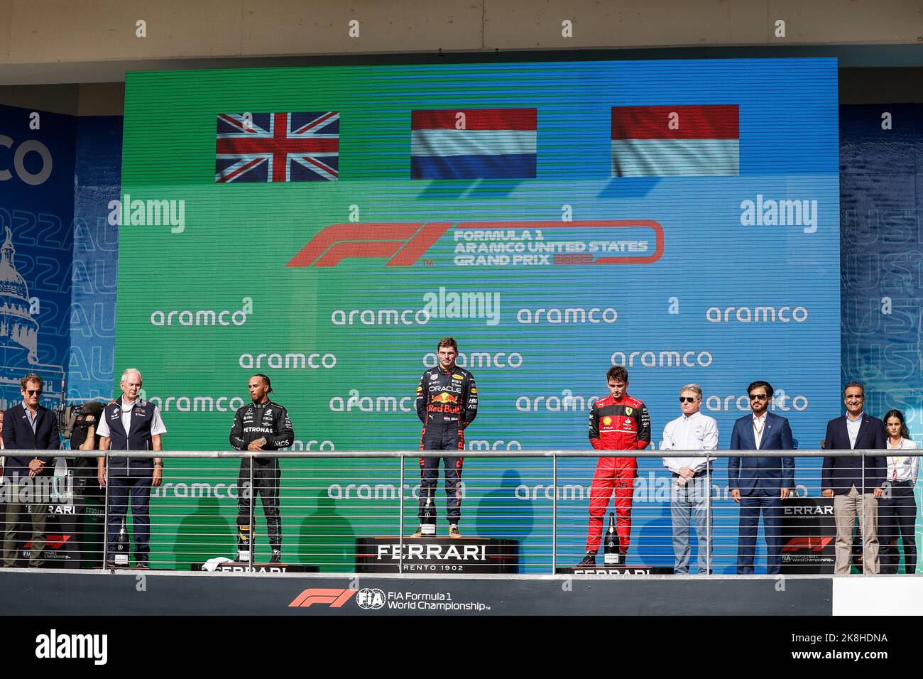 Austin, Texas, USA. 23 October, 2022. VERSTAPPEN Max (ned), Red Bull ...