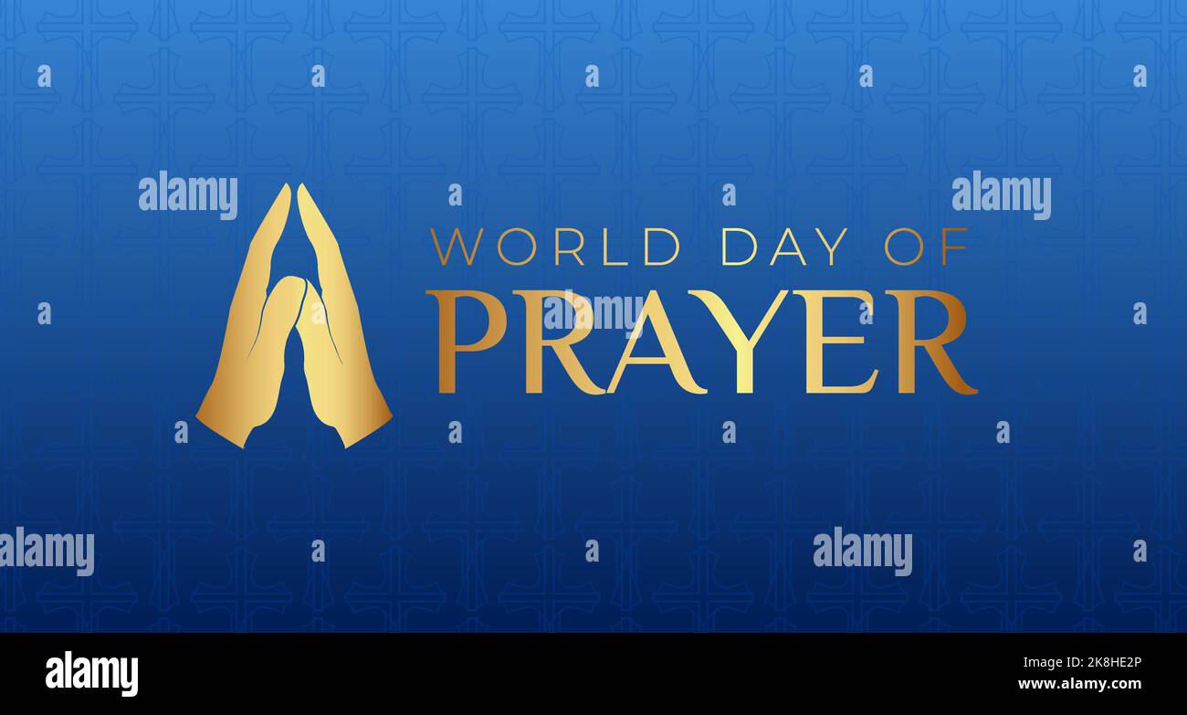 World Prayer Day Stock Vector Image & Art - Alamy