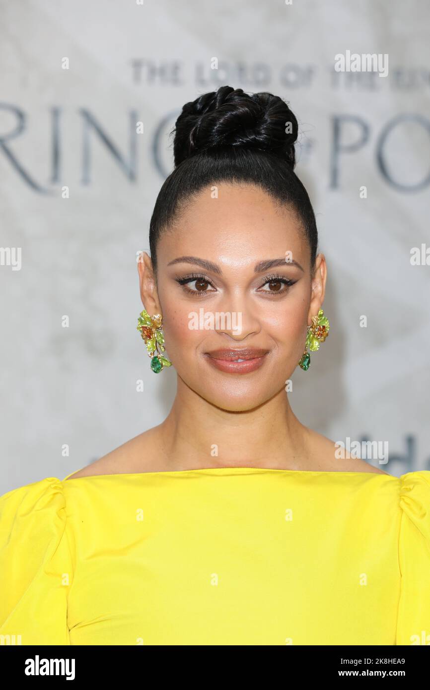 Cynthia Addai-Robbinson attends the World premiere of "The Lord Of The ...