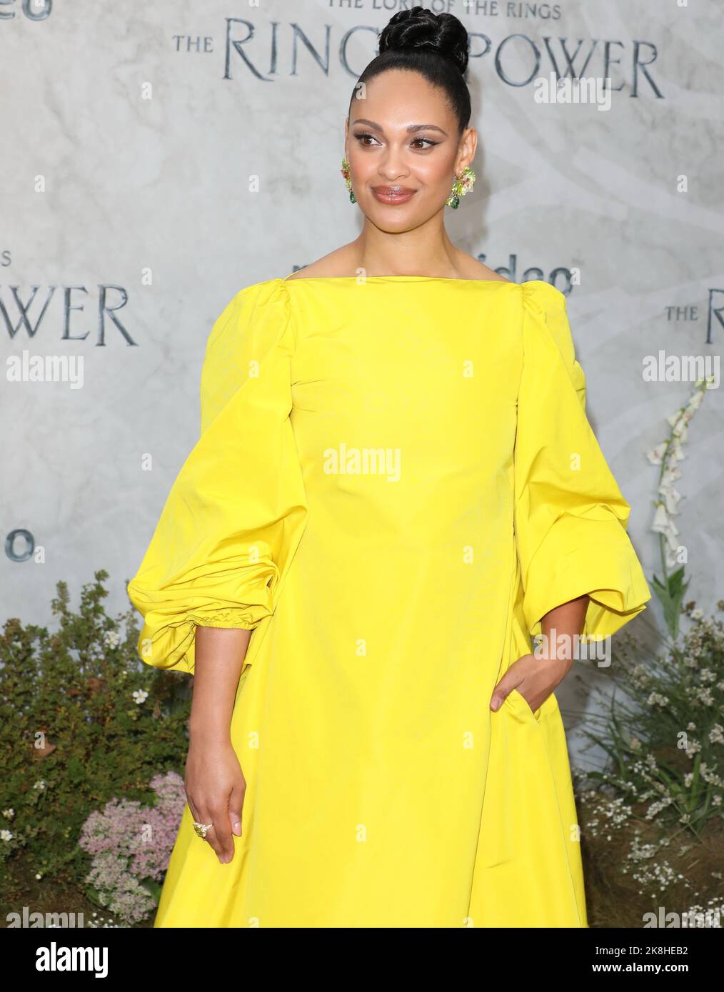 Cynthia Addai-Robbinson attends the World premiere of "The Lord Of The ...