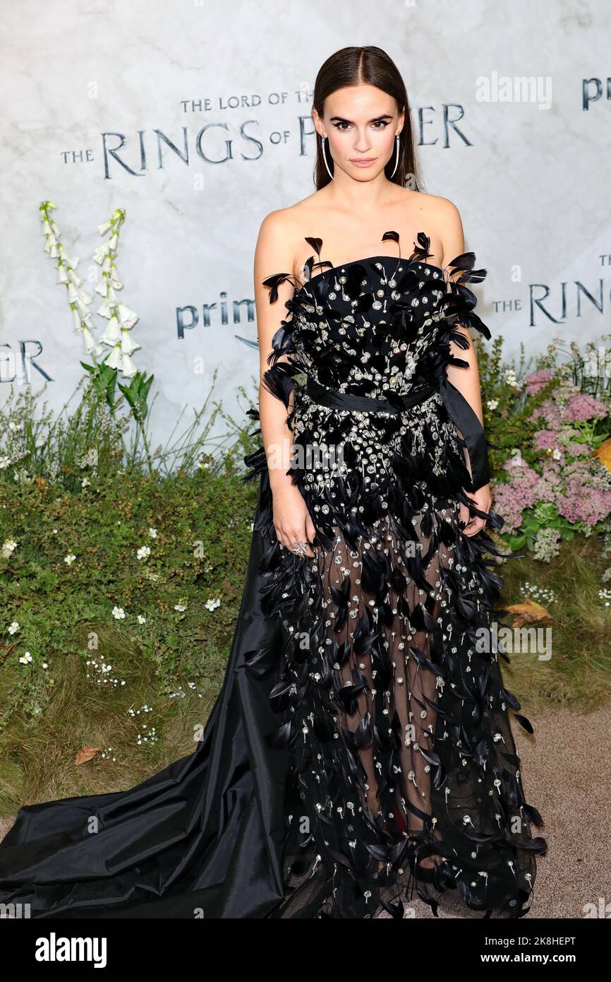 Ema Horvath attends the World premiere of "The Lord Of The Rings: The ...