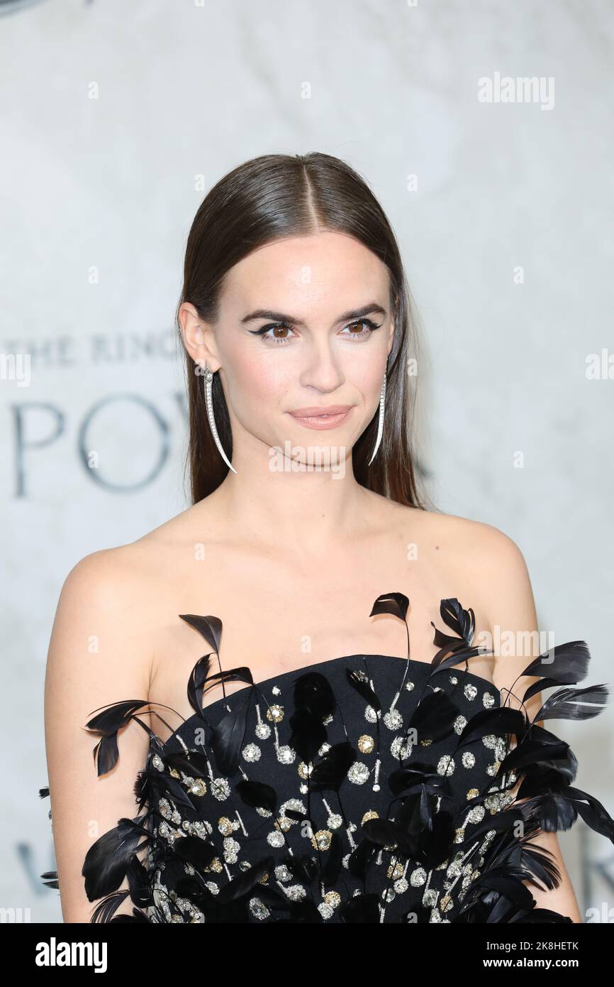 Ema Horvath attends the World premiere of "The Lord Of The Rings: The ...