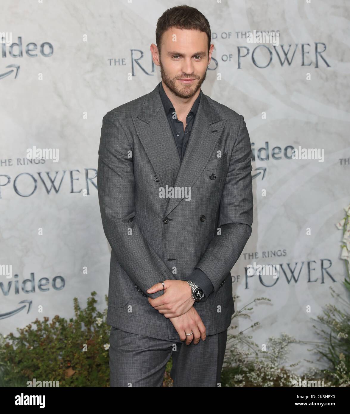 Charlie Vickers attends the World premiere of "The Lord Of The Rings ...