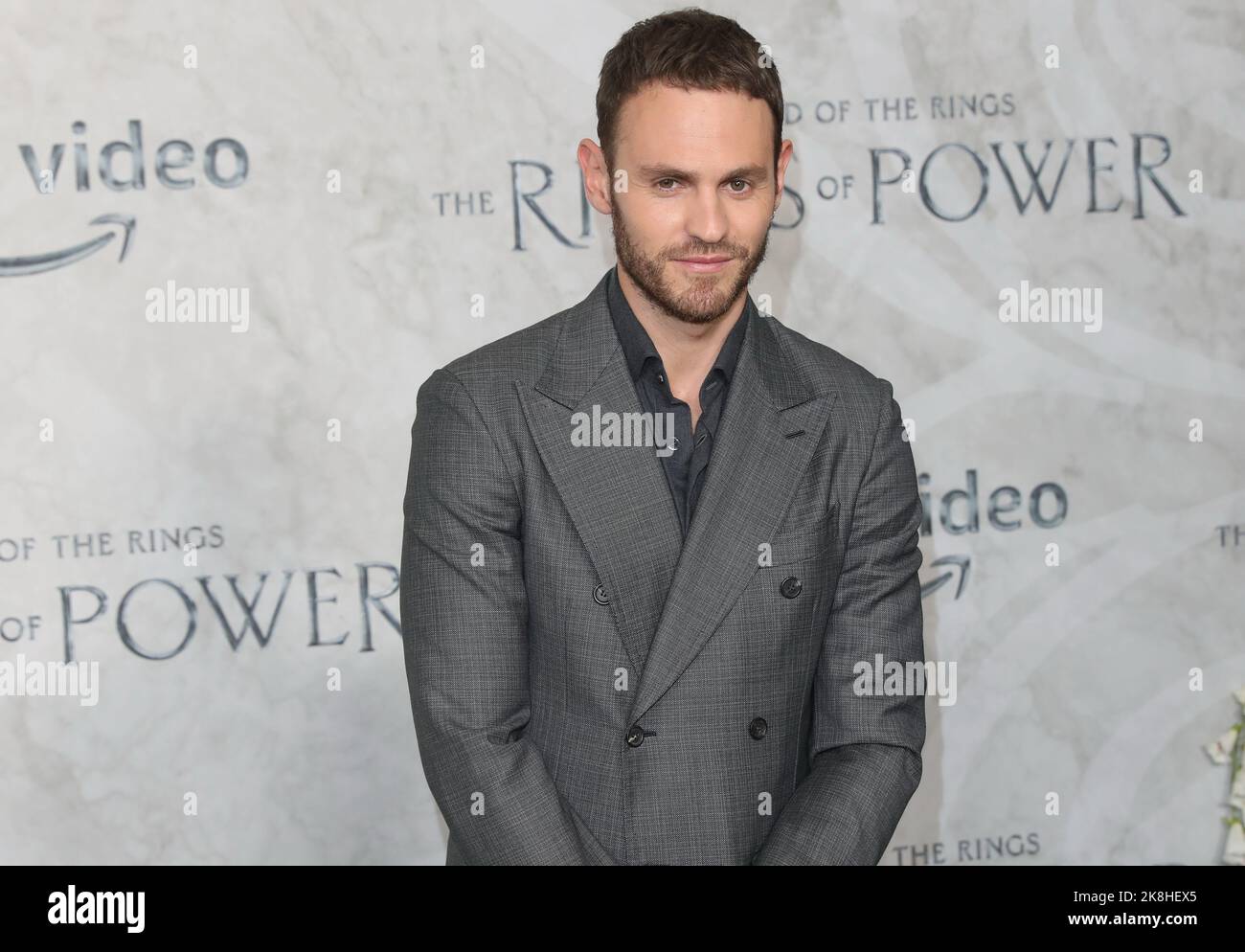 Charlie Vickers attends the World premiere of "The Lord Of The Rings ...