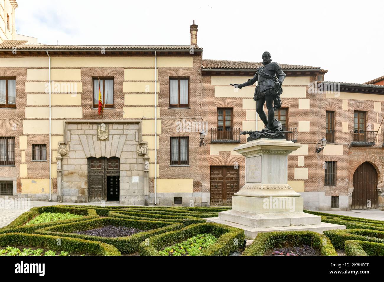 Monument to Don Alvaro de Bazan, Madrid, Spain. A noted 16th century ...