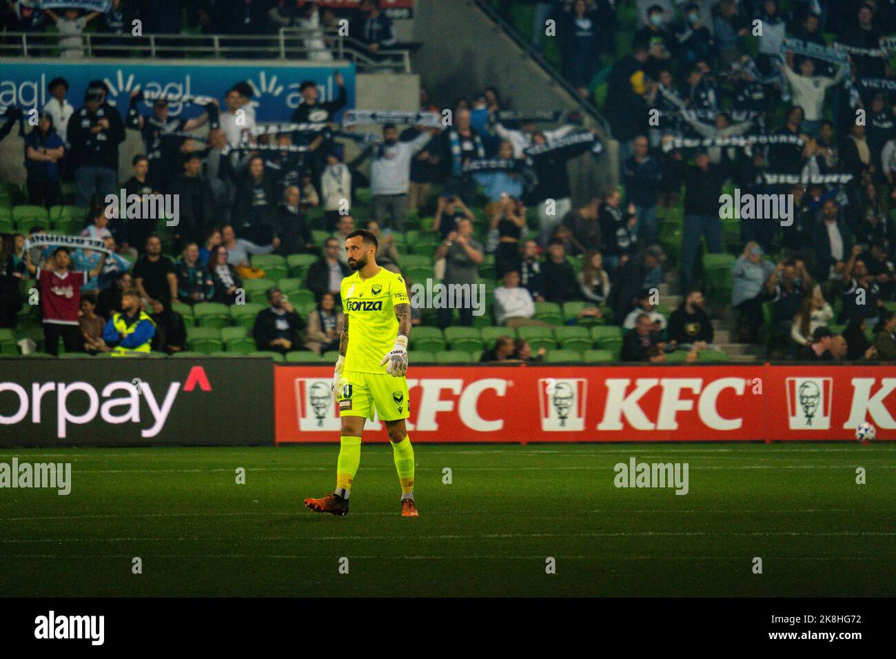 Melbourne, Australia. 22, October, 2022. Melbourne Victory Goalkeeper ...
