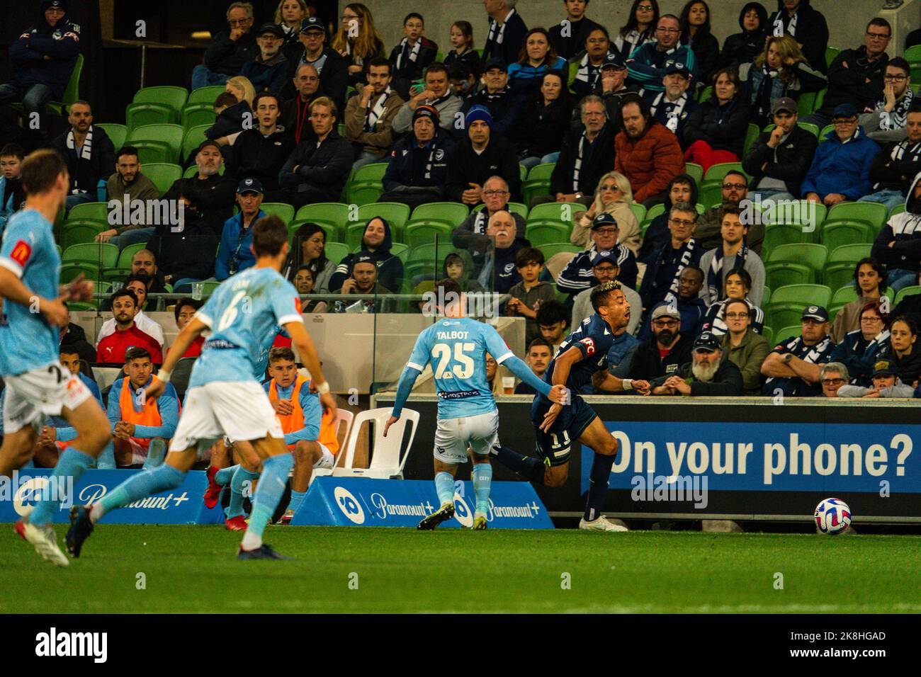 Melbourne, Australia. 22, October, 2022. Melbourne Victory Forward Ben ...