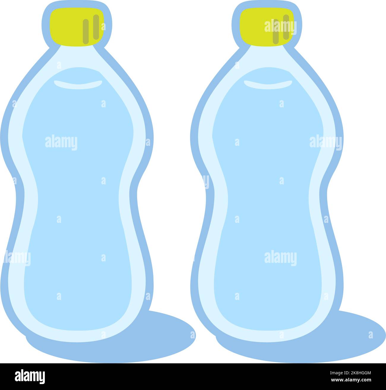 Image illustration of the standard of daily fluid intake Stock Vector ...