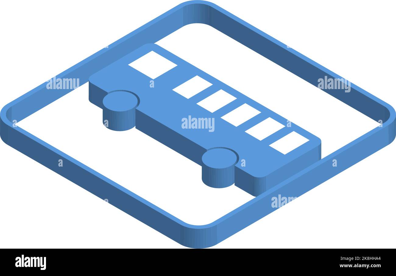 Bus blue isometric icon illustration Stock Vector Image & Art - Alamy Bus blue isometric icon illustration Stock Vector Image & Art - Alamy