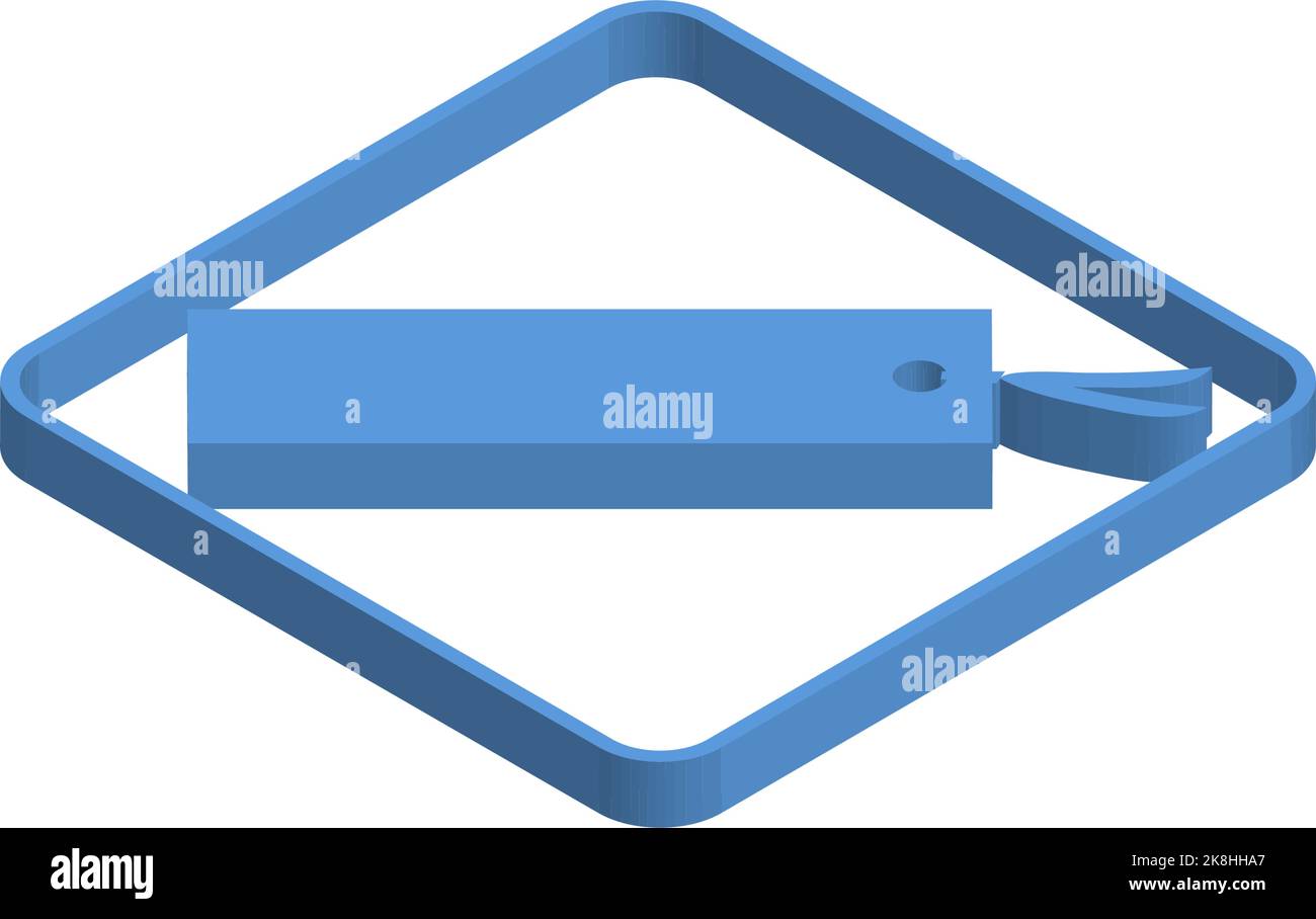 Blue eye icon isometric Cut Out Stock Images & Pictures - Alamy