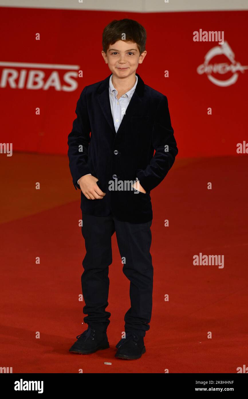 Rome, Italy - October 22: Leone Cardaci attends the Red Carpet during ...