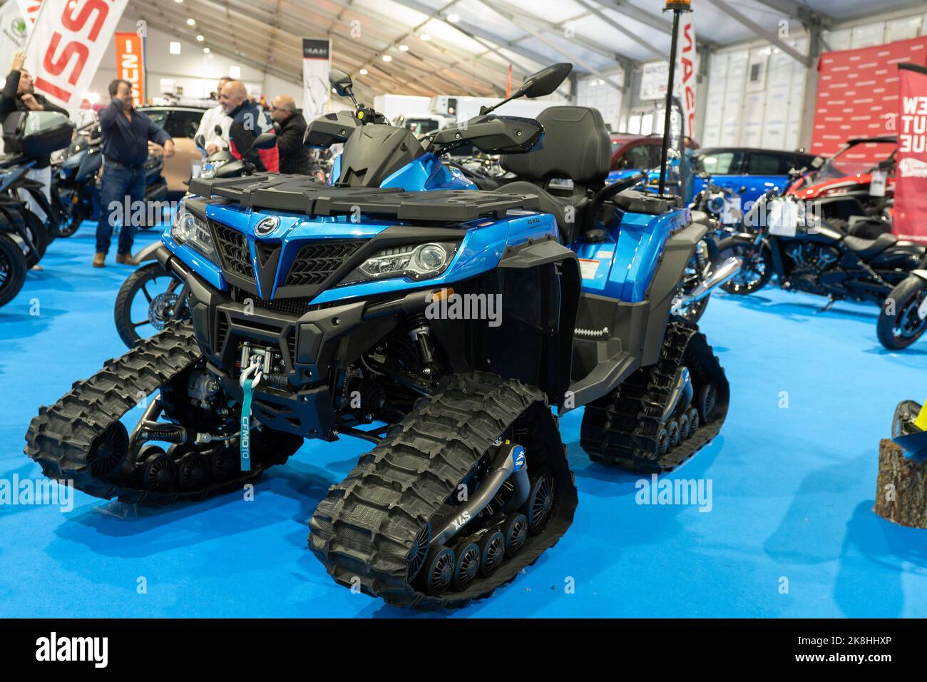 Andorra La Vella, Andorra : 2022 October 23 : Snowmobile Exhibition at ...