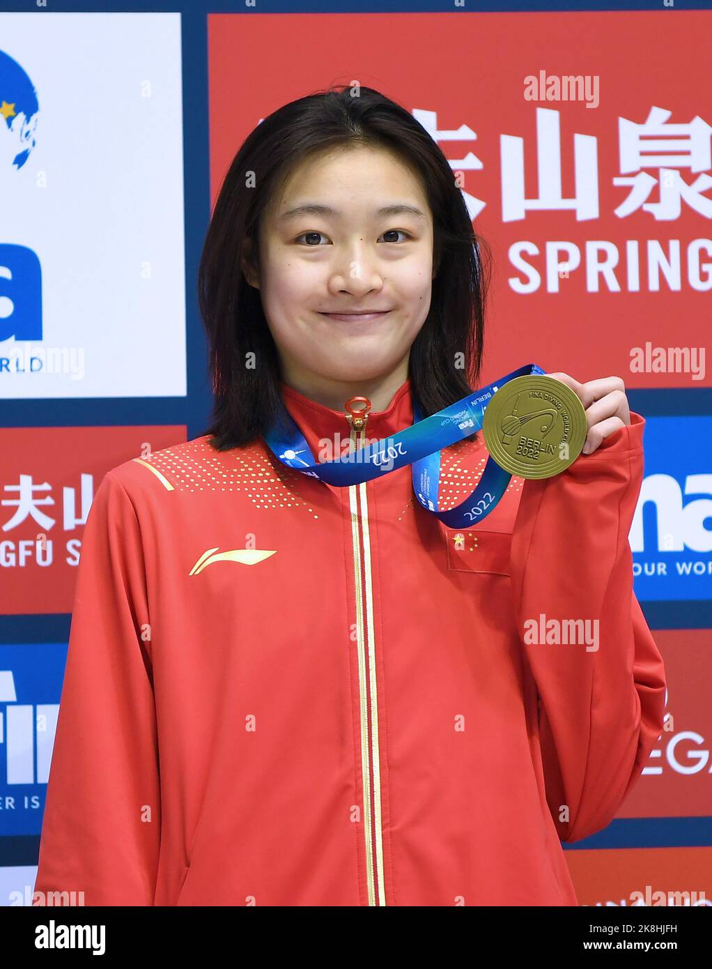 Berlin, Germany. 23rd Oct, 2022. Chang Yani of China poses with her ...