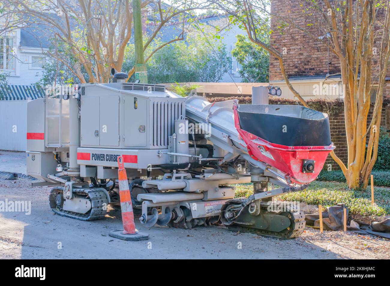 NEW ORLEANS, LA, USA - OCTOBER 21, 2022: Front view of Power Curber ...