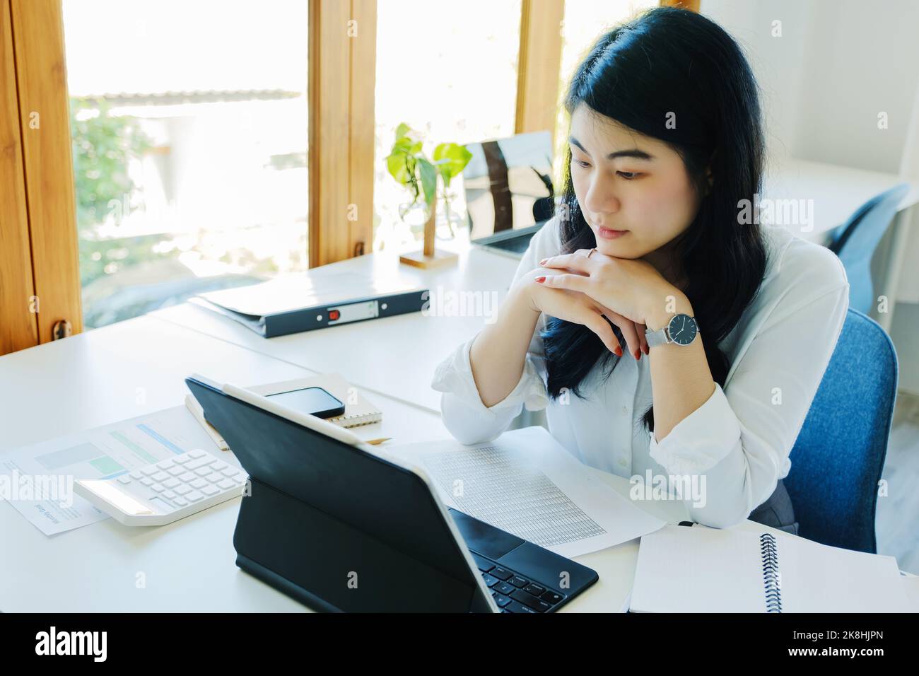 stock market profit analysis concept, risk management, financial ...