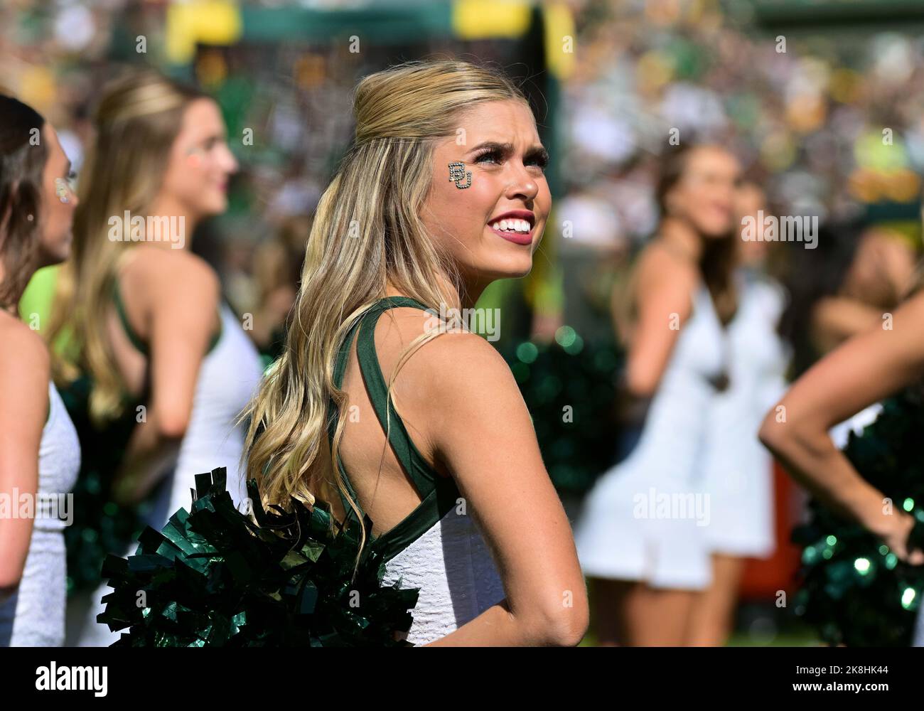 Waco, Texas, USA. 22nd Oct, 2022. Baylor Bears cheerleaders during the ...