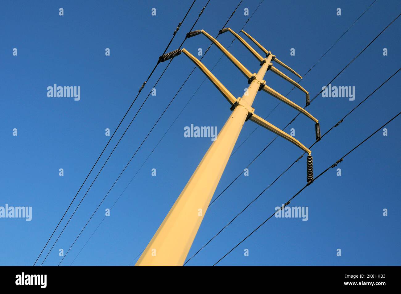Electricity transmission lines distribution electric hi-res stock ...