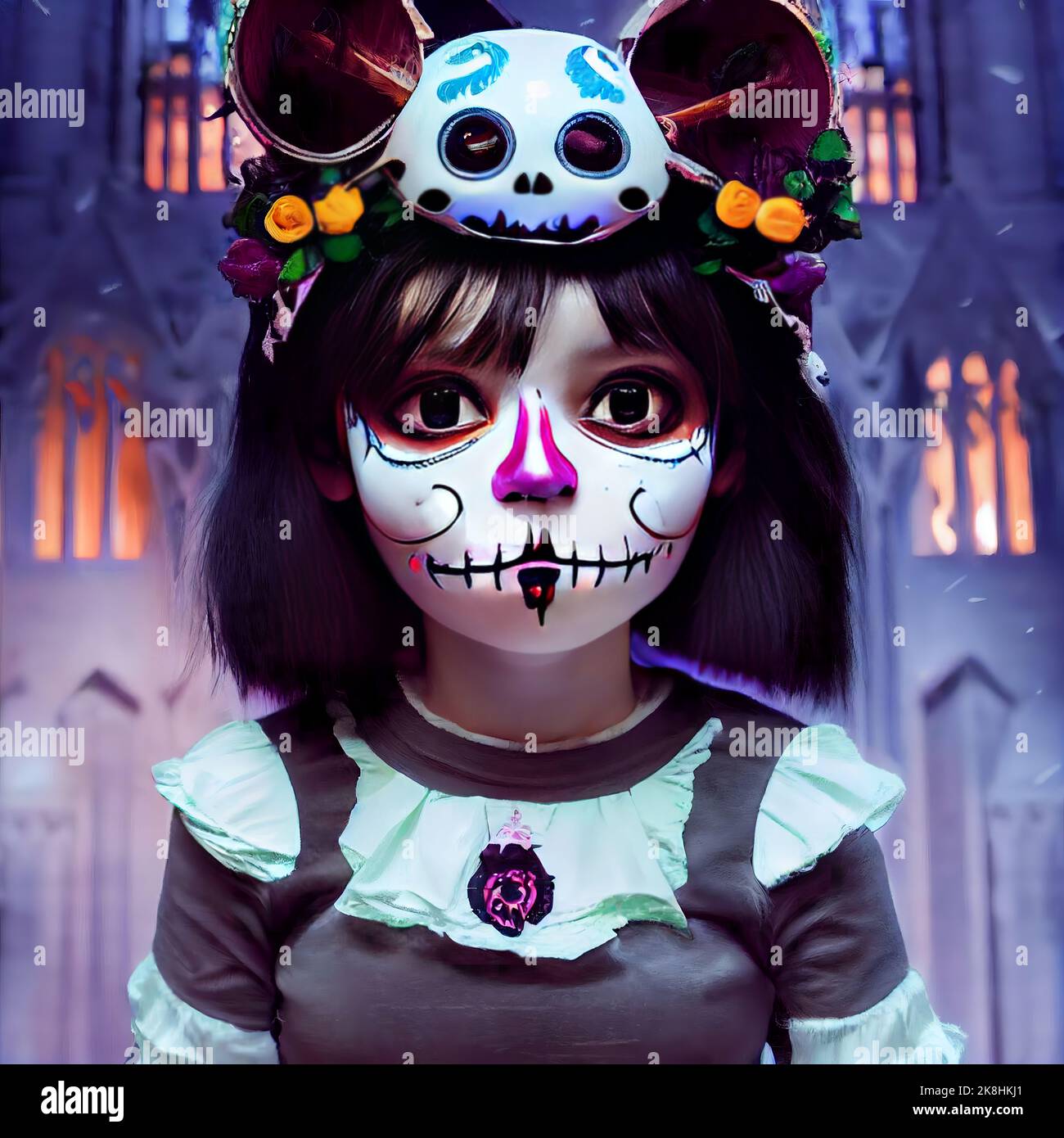 Mexico day dead candy skulls hi-res stock photography and images - Alamy