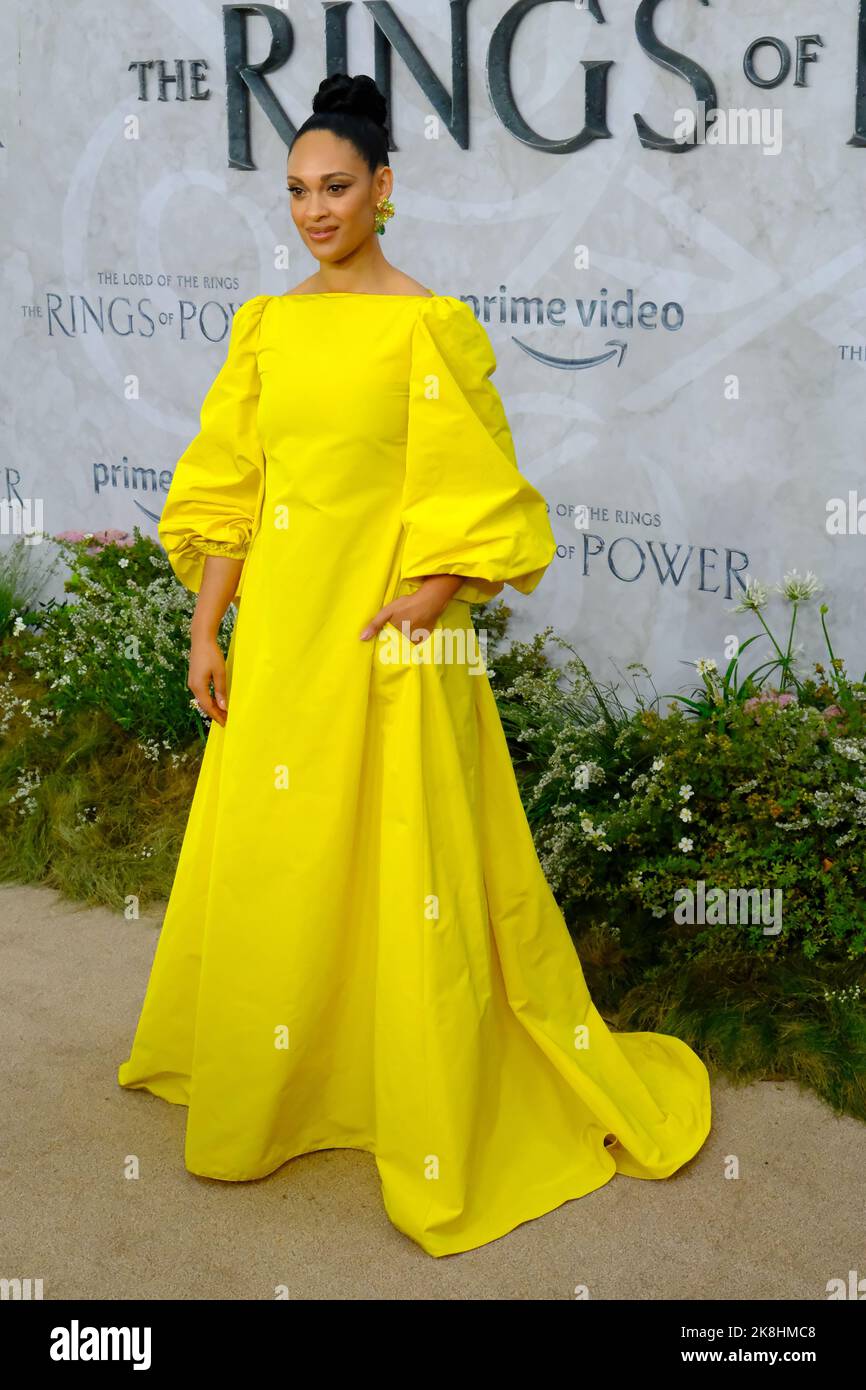 Cynthia Addai-Robinson attends the World premiere of "The Lord Of The ...