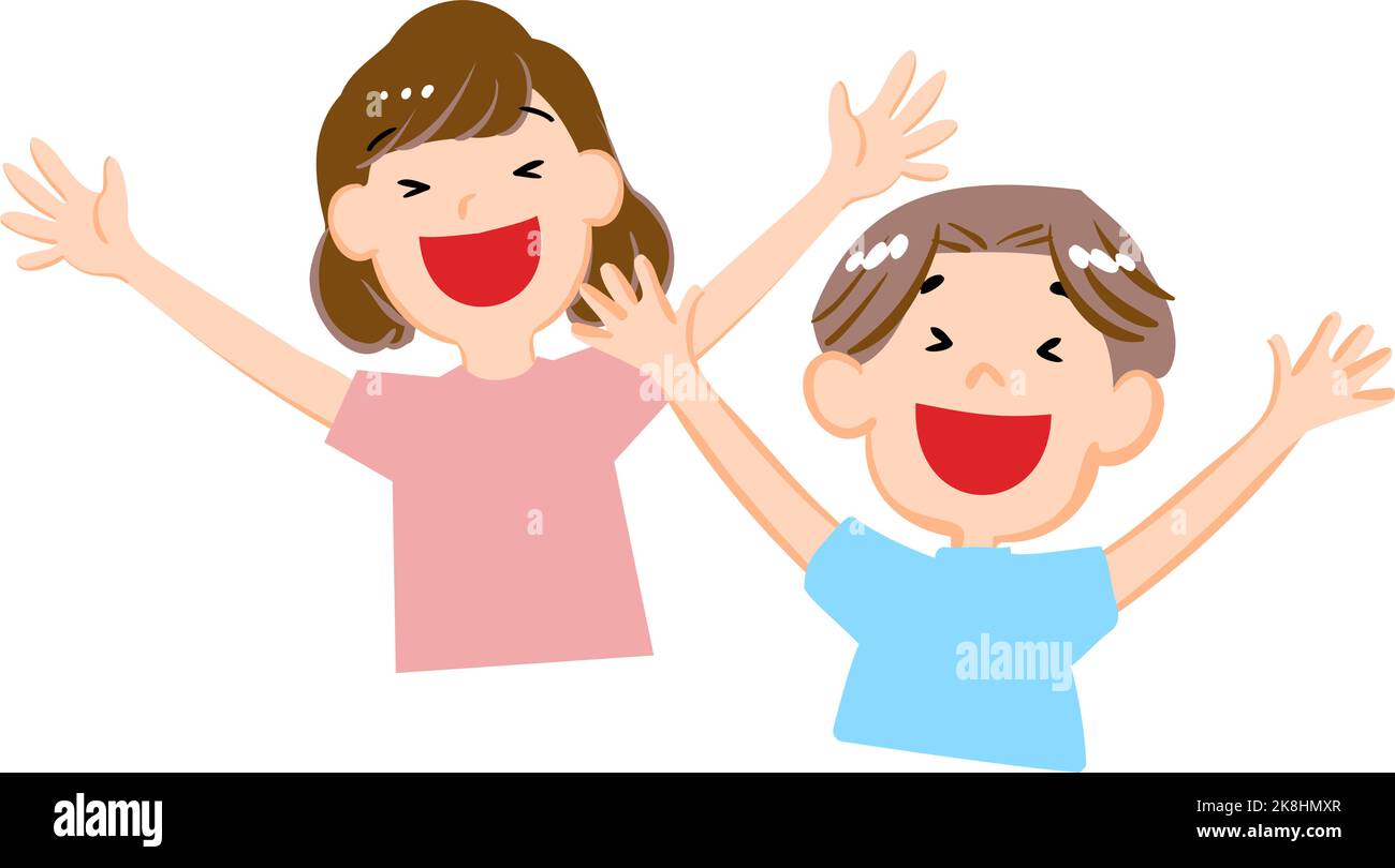 Little Cartoon Kids Laughing