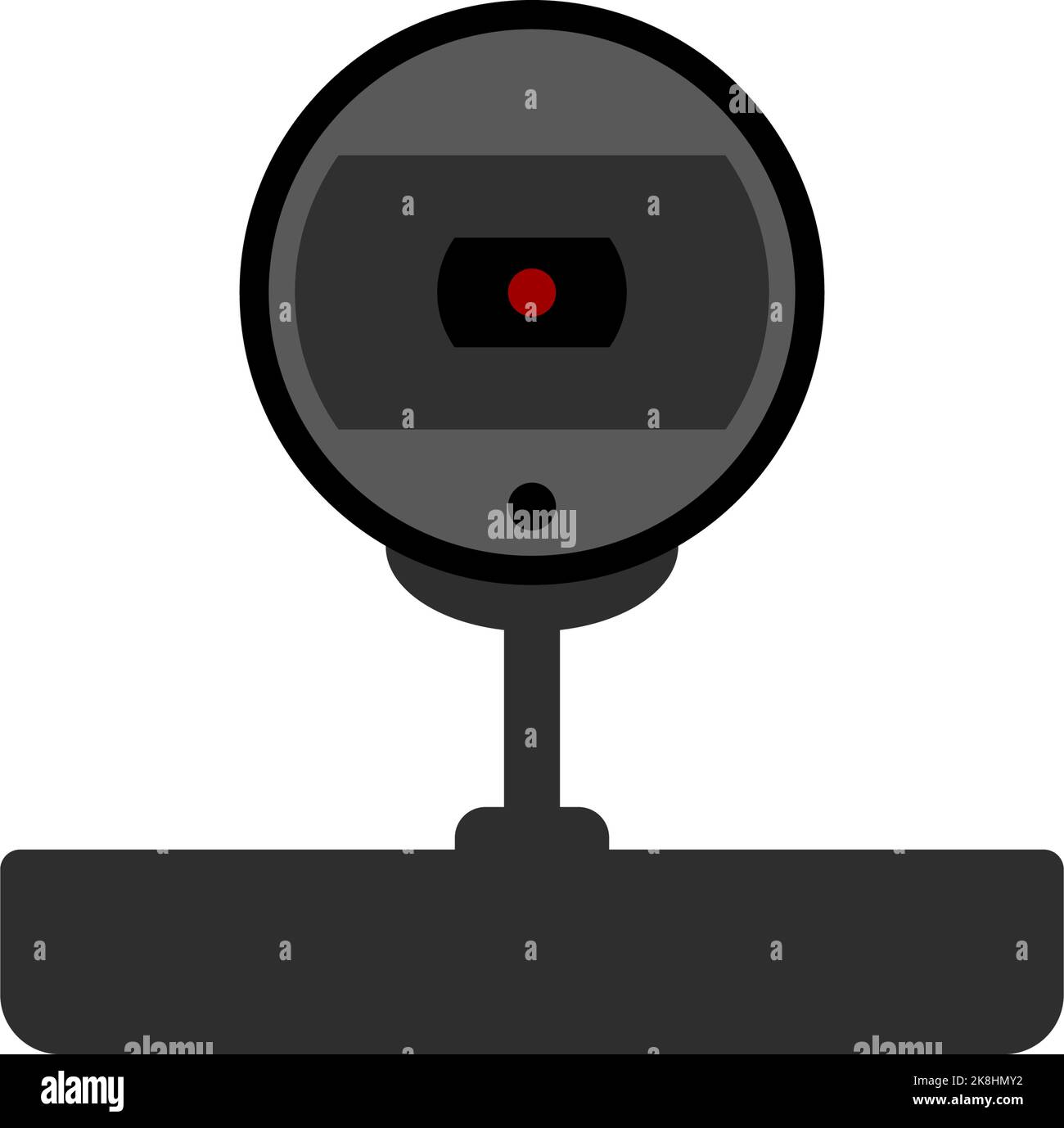 Illustration of a mounting type webcam Stock Vector Image & Art - Alamy