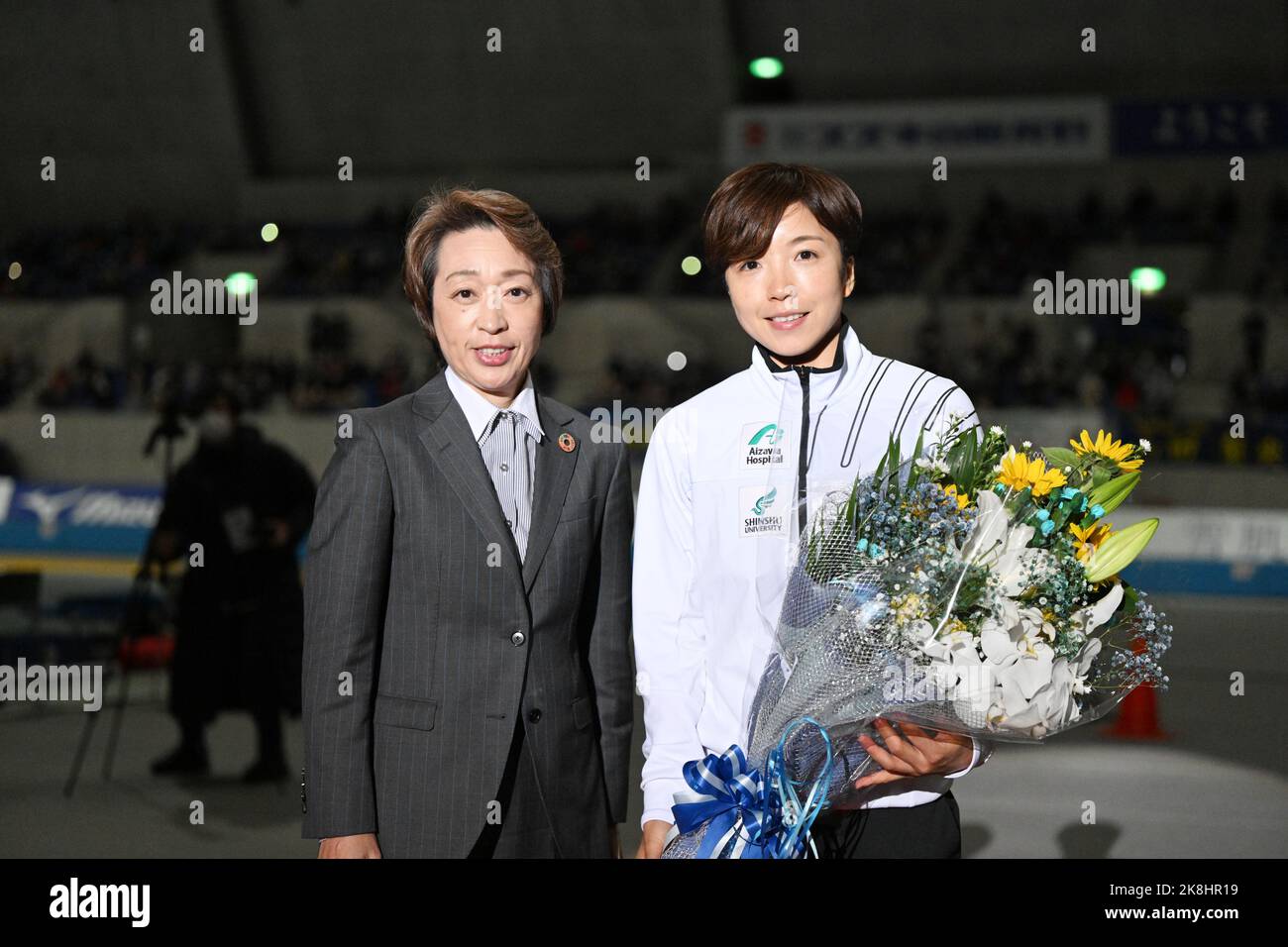 Nagano, Japan. Credit: MATSUO. 22nd Oct, 2022. (L-R) Seiko Hashimoto ...