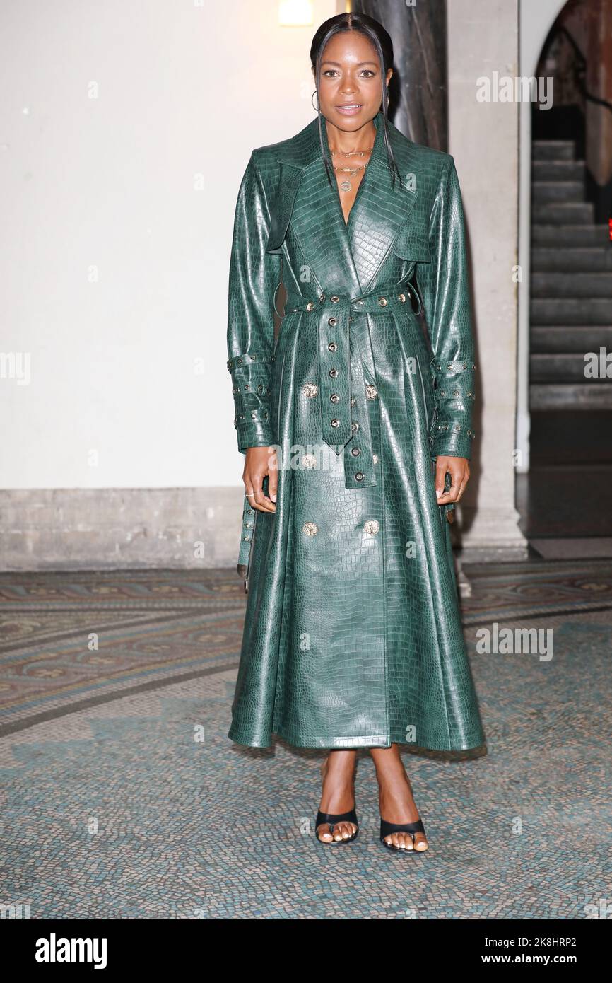 James Bond actress Naomie Harris gives thumbs up as she attends the ...