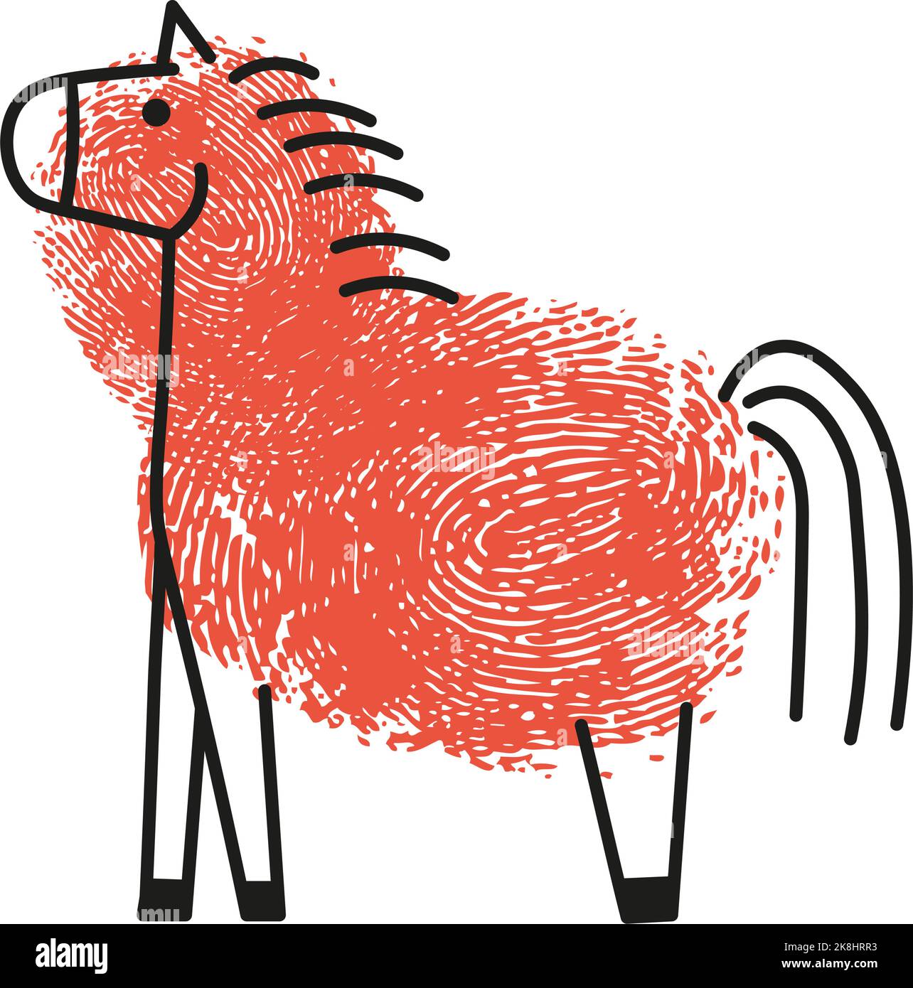 Thumbprint head art hi-res stock photography and images - Alamy