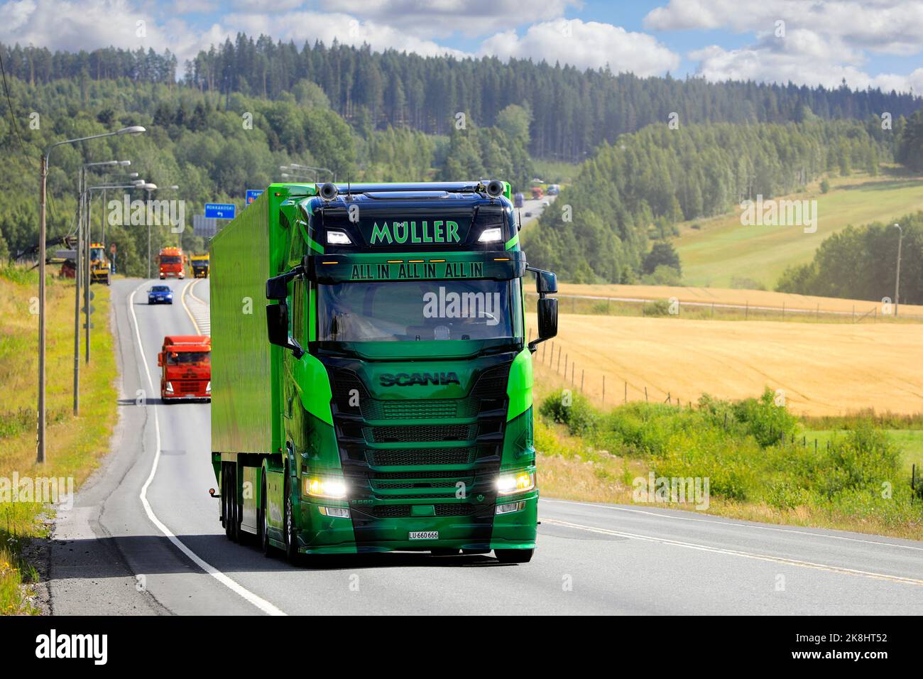 Customized Scania 660S year 2022 truck Royal Flush of Müller Ermensee ...