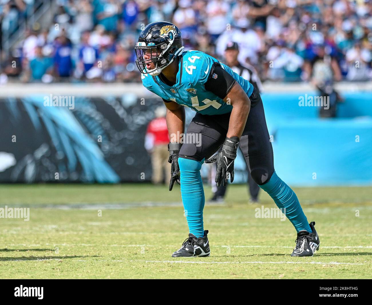 October 23, 2022: Jacksonville Jaguars linebacker Travon Walker (44 ...