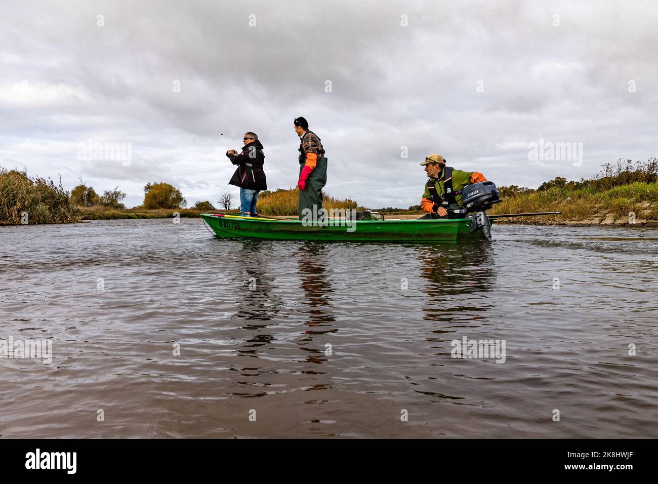 PRODUCTION - 19 October 2022, Brandenburg, Reitwein: Fisheries ...