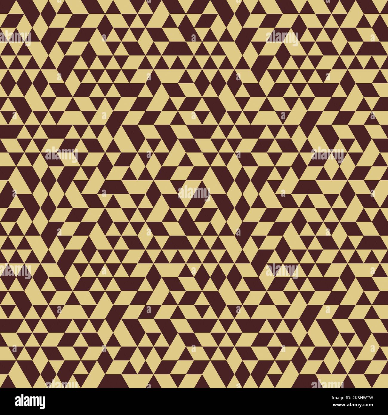 Geometric pattern with brown and golden triangles. Geometric modern ...