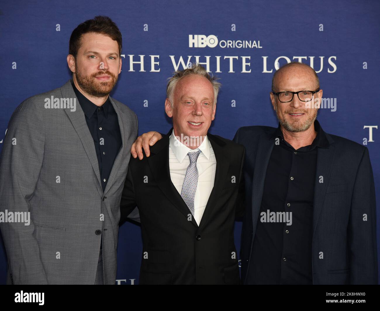 October 20, 2022, Hollywood, California, USA: (L-R) David Bernad, Mike ...