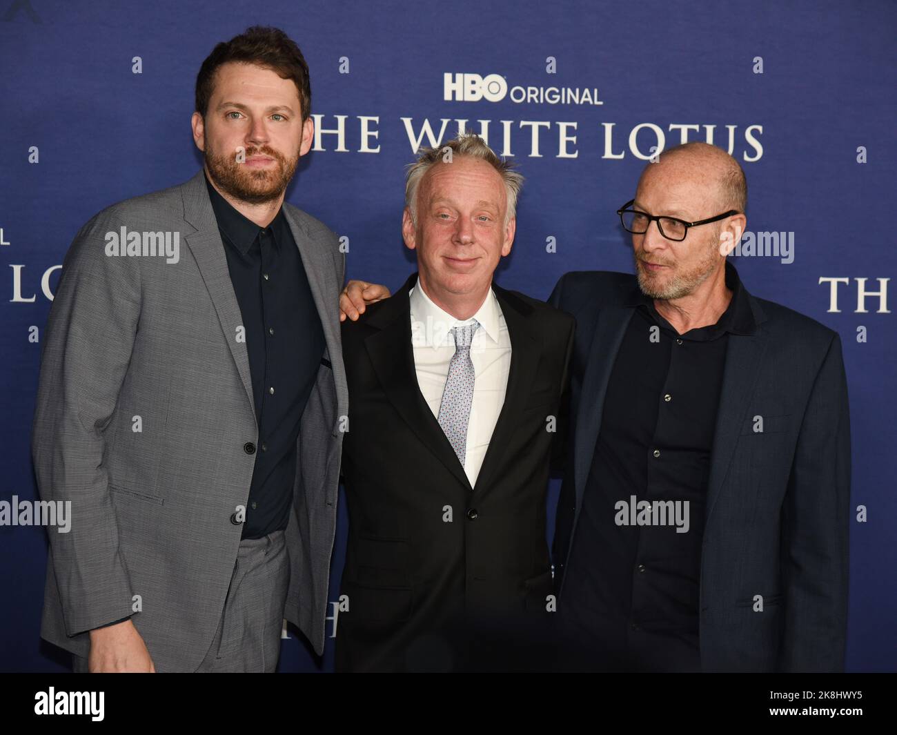 October 20, 2022, Hollywood, California, USA: (L-R) David Bernad, Mike ...