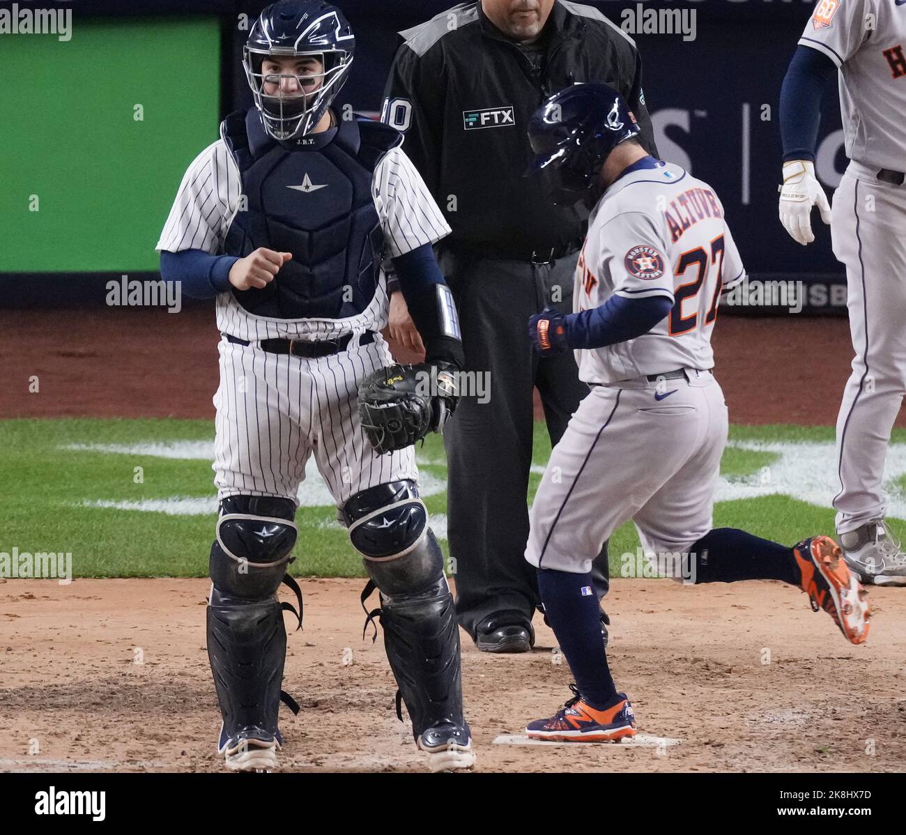 New York, United States. 23rd Oct, 2022. Houston Astros Jose Altuve ...