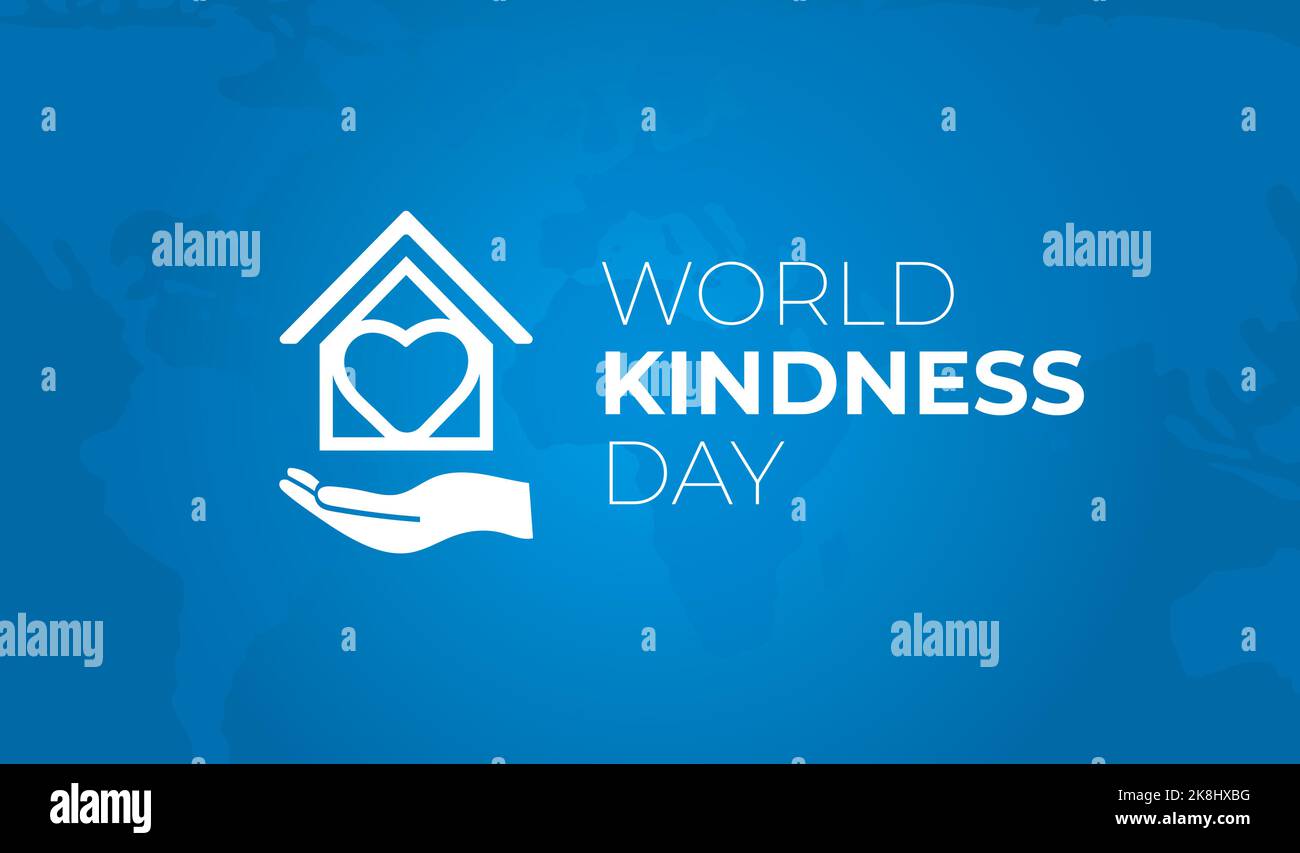 World Kindness Day Illustration Background with House Stock Vector ...